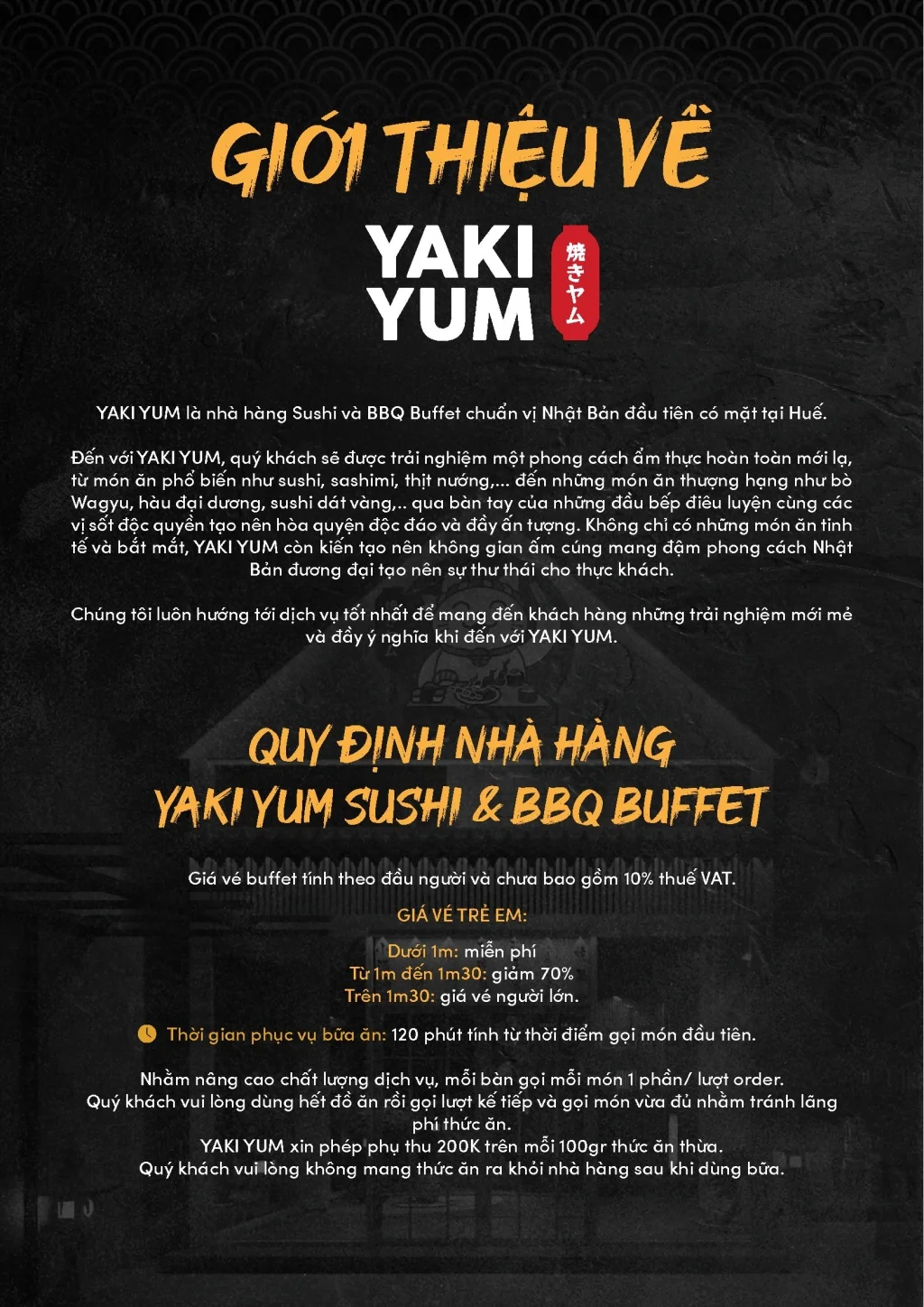 Menu - Yaki Yum