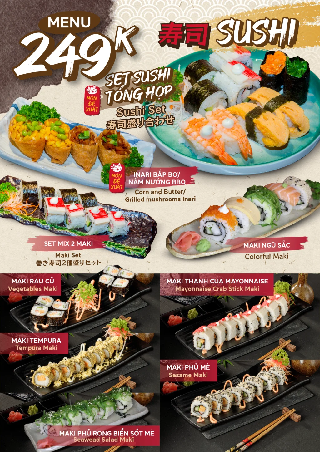 Menu 249k - Yaki Yum