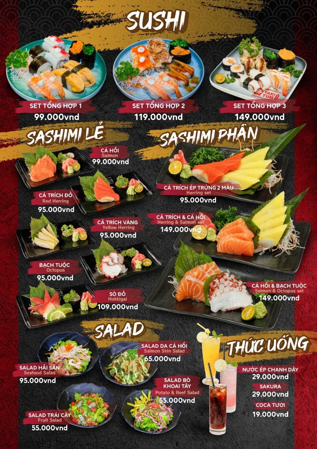 Menu 249k - Yaki Yum